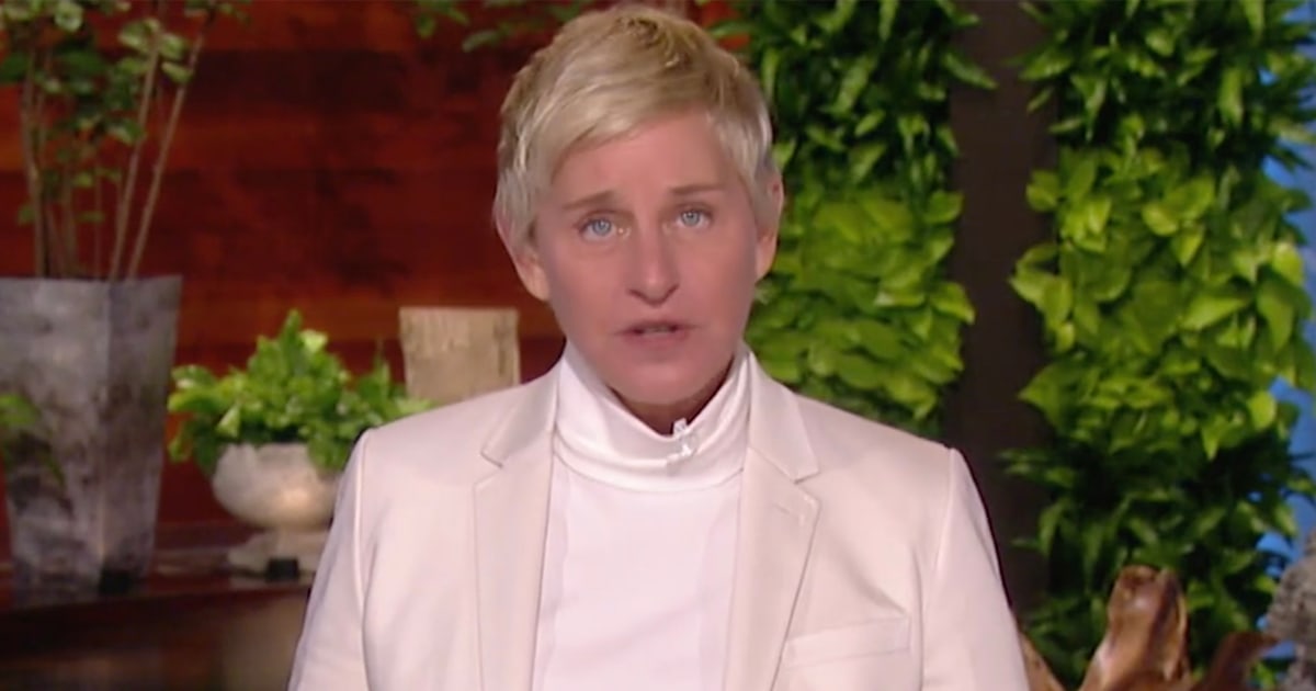 Ellen DeGeneres addresses toxic workplace controversy in 1st show back