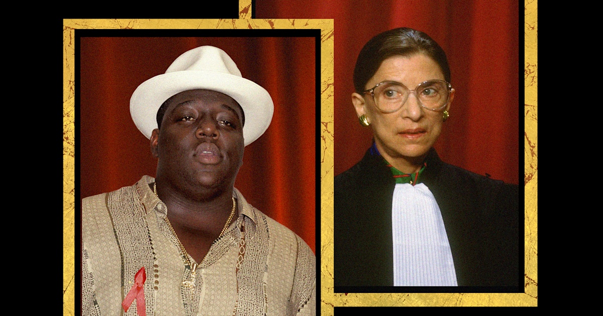 Notorious B.I.G.'s son﻿ says dad would be 'honored to share title' with RBG