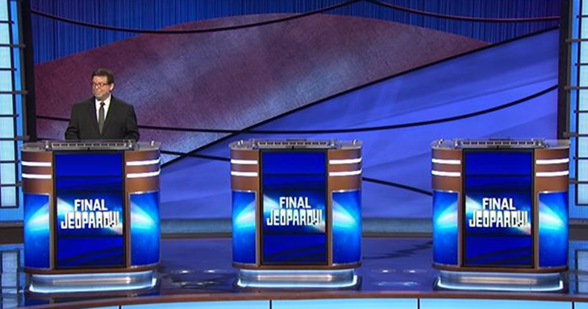 'Jeopardy!' champ Kevin Walsh competes by himself in Final Jeopardy!