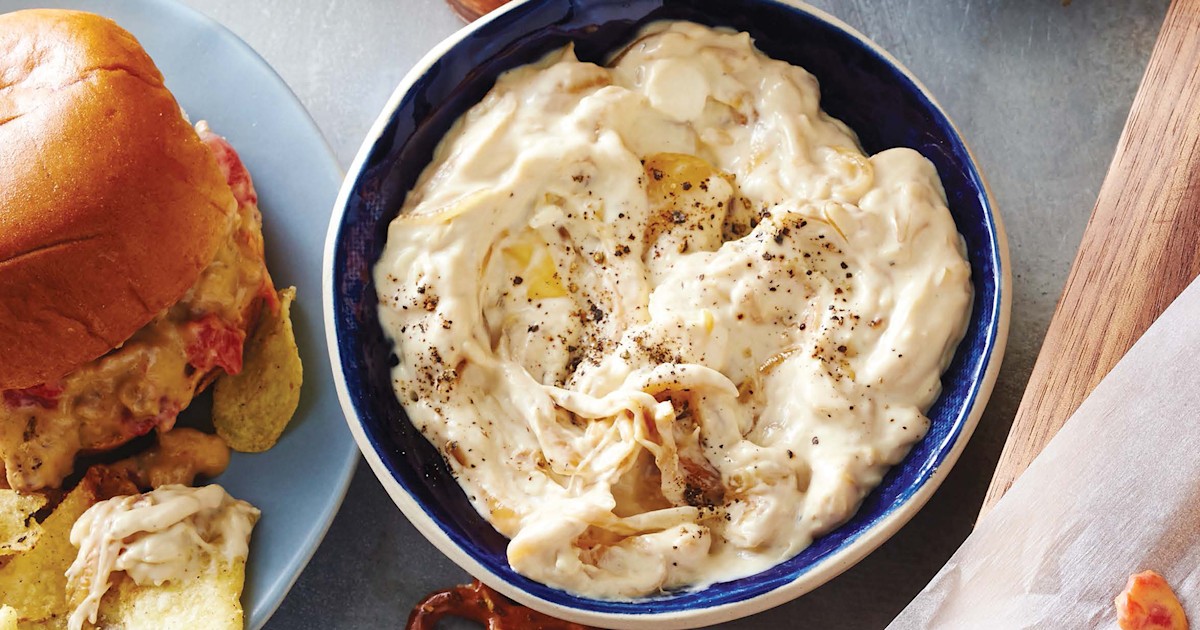 Elizabeth Heiskell's Party Recipes: Caramelized Onion Dip, Loaded Queso