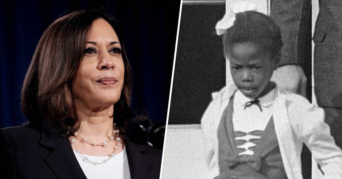 Illustration of Kamala Harris and Ruby Bridges goes viral