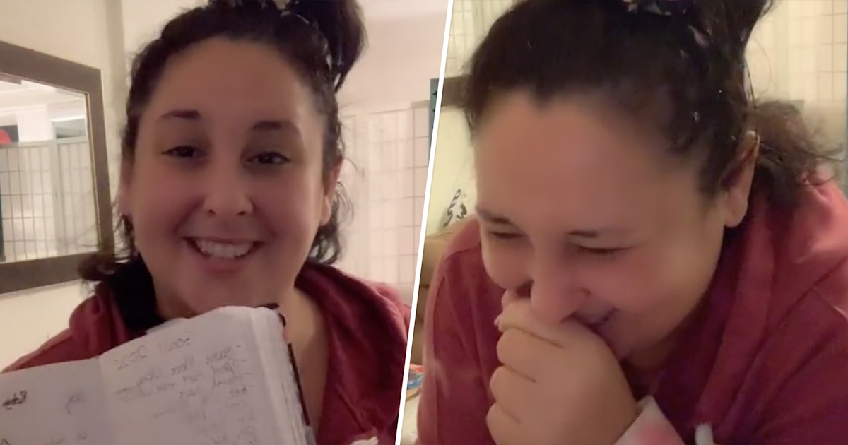 This comedian laughing at her old list of 2020 goals is all of us
