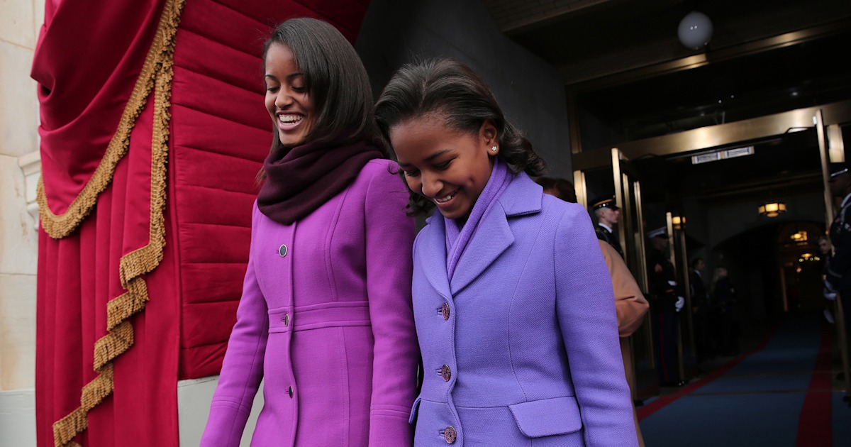Obama says daughters Sasha and Malia joined demonstrations last summer