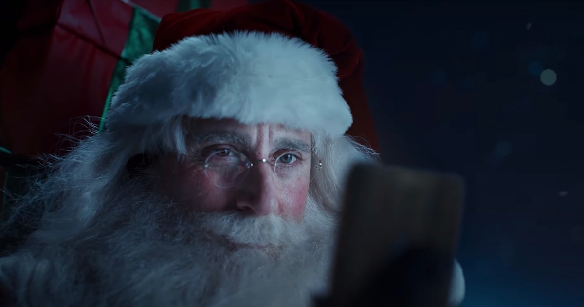 Steve Carell is the best Santa in this holiday commercial