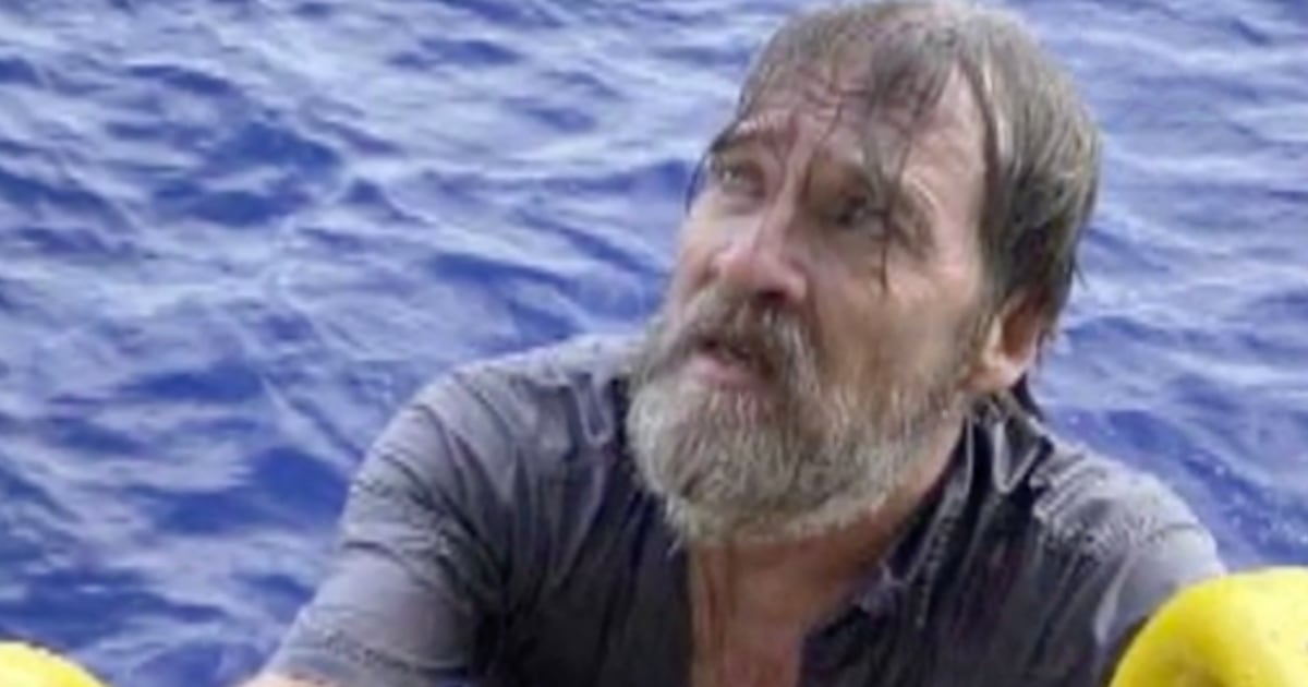 62-year-old man miraculously rescued after 3 days stranded at sea