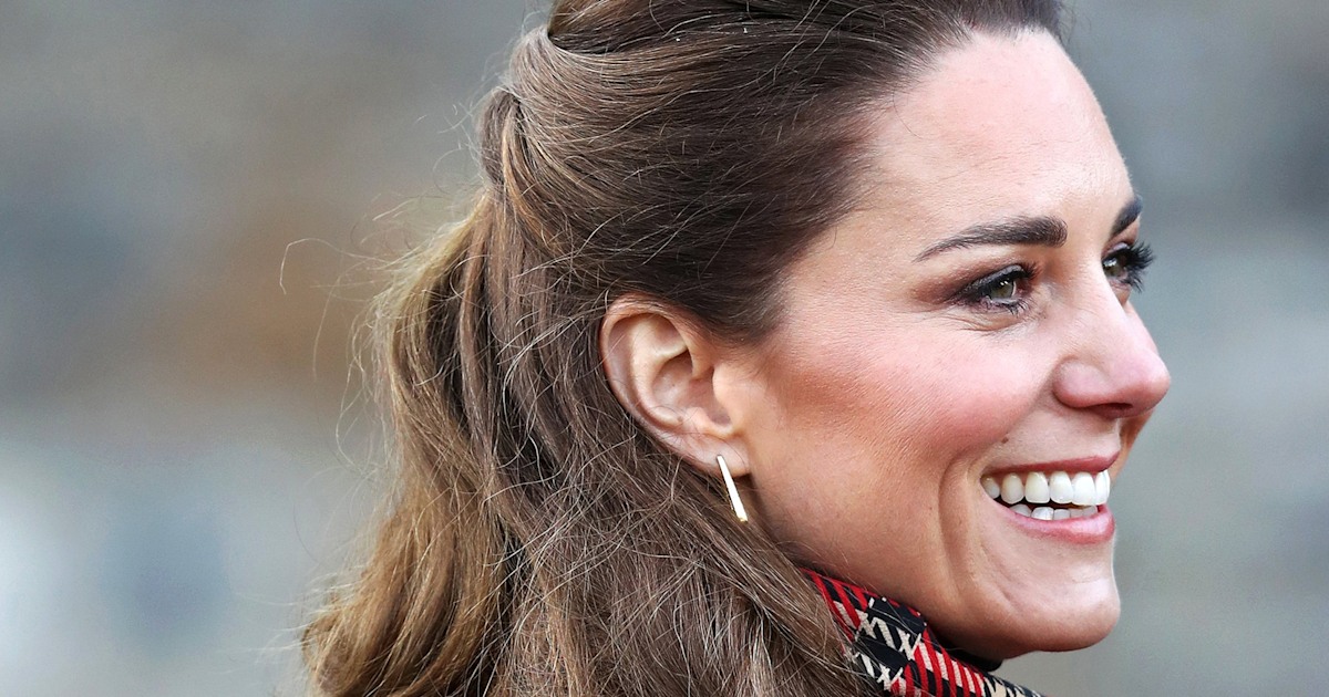 Kate Middleton wears Brora x TROY London sweater on royal train tour