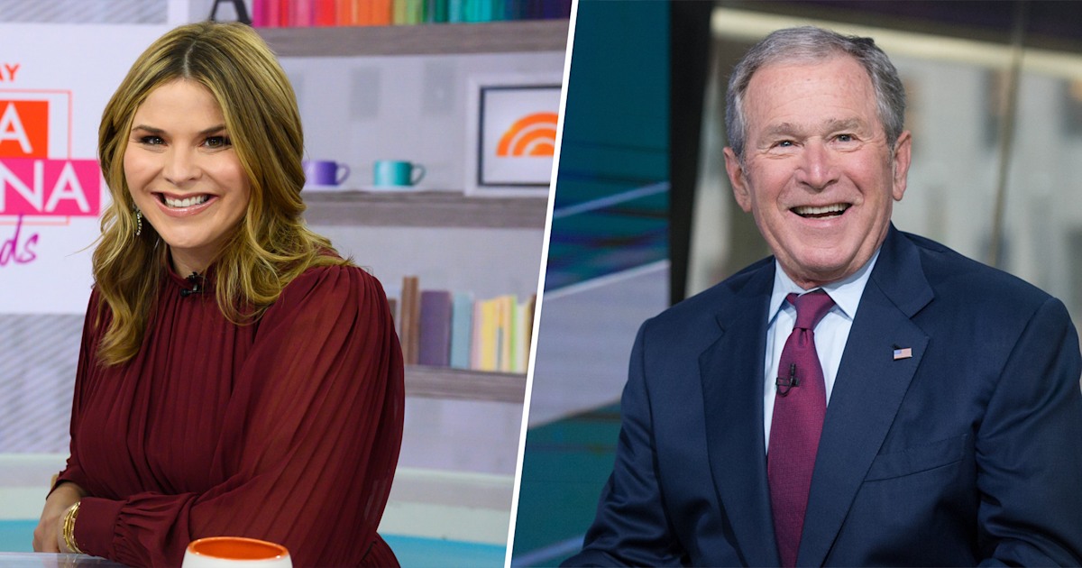Jenna Bush Hager shares portraits dad George W. Bush painted of son Hal