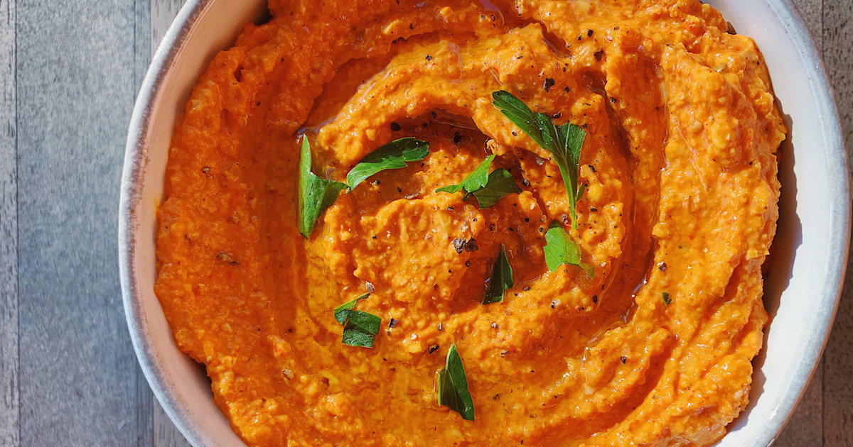 Roasted Red Pepper Dip Recipe