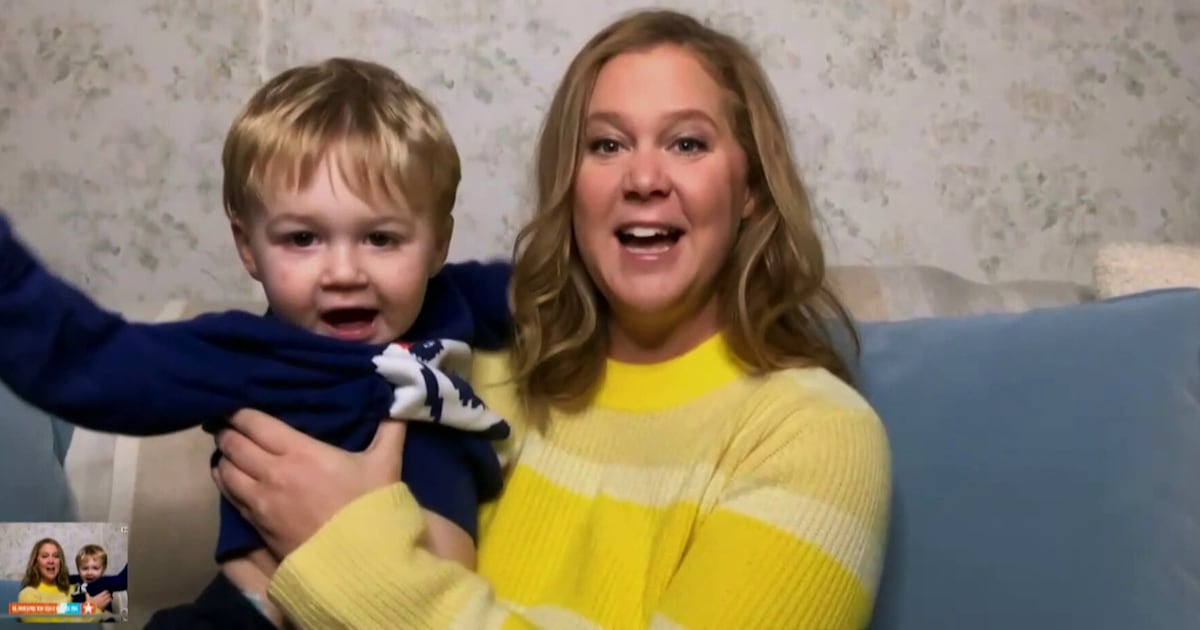 Amy Schumer shows off son Gene's new skill on TODAY