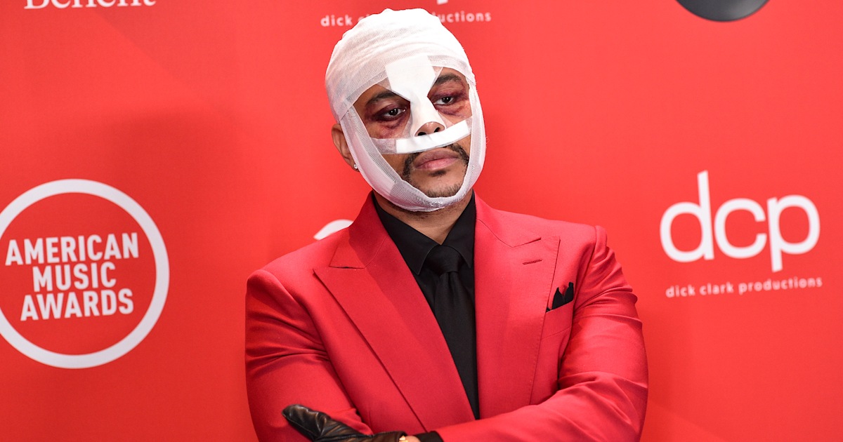 The Weeknd reveals reason behind face bandages, ahead of Super Bowl ...