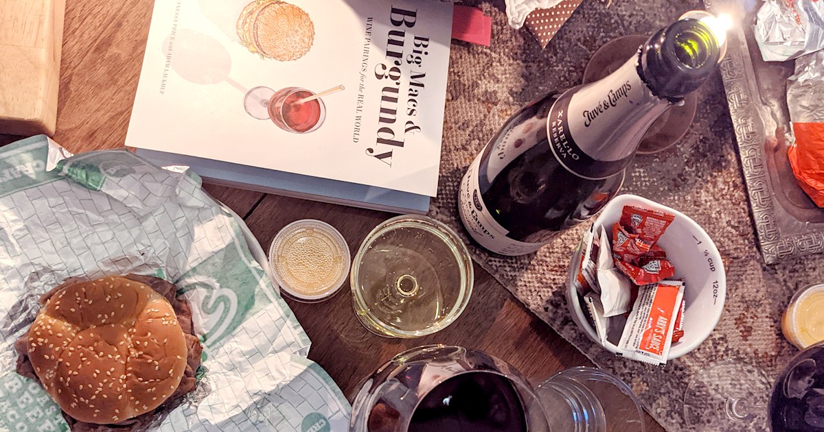 'Big Macs & Burgundy': The pandemic art of junk food and wine