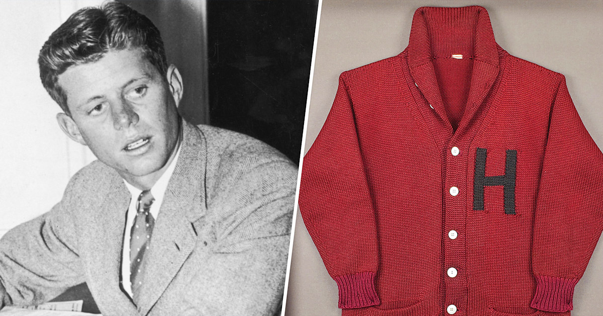 A quirky Presidents Day sale: Washington’s hair, JFK sweater
