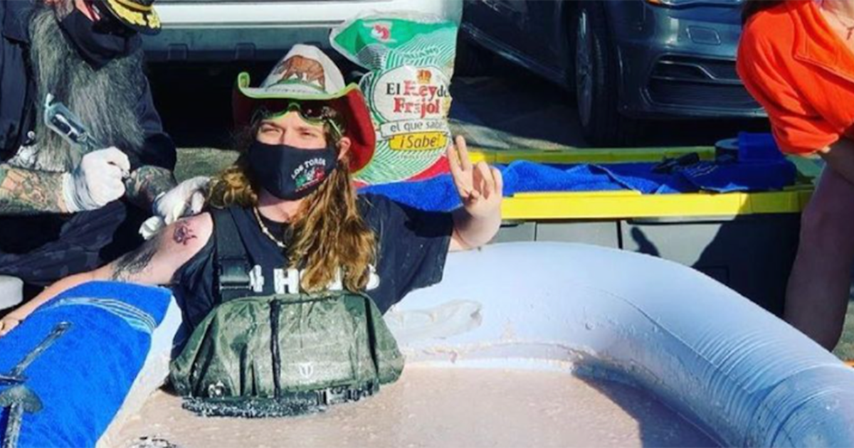 Stuntman soaks in bean dip for 24 hours to save favorite restaurant