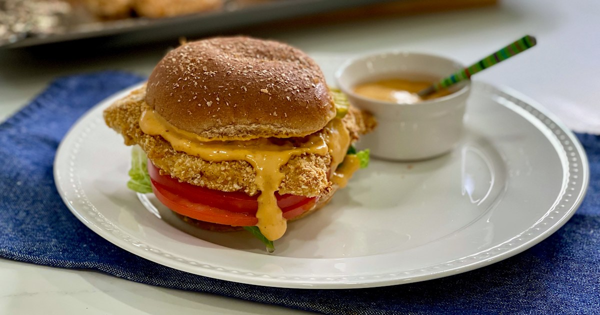 How to make crispy chicken sandwiches without frying