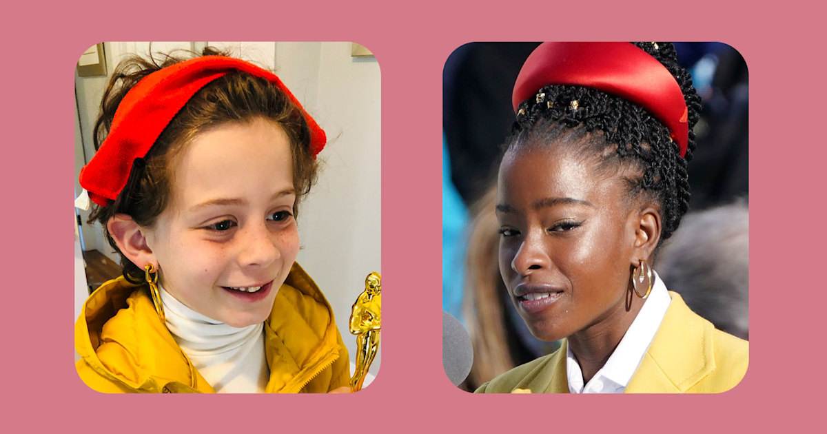 Boy goes viral after dressing as Amanda Gorman for school