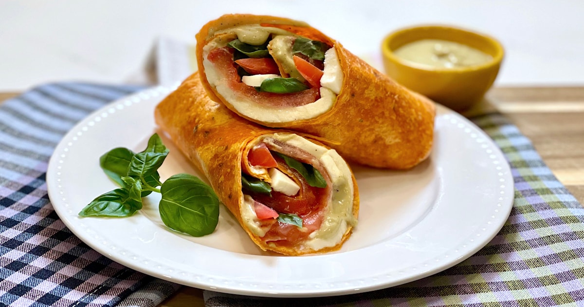 Caprese Caesar Wrap Recipe