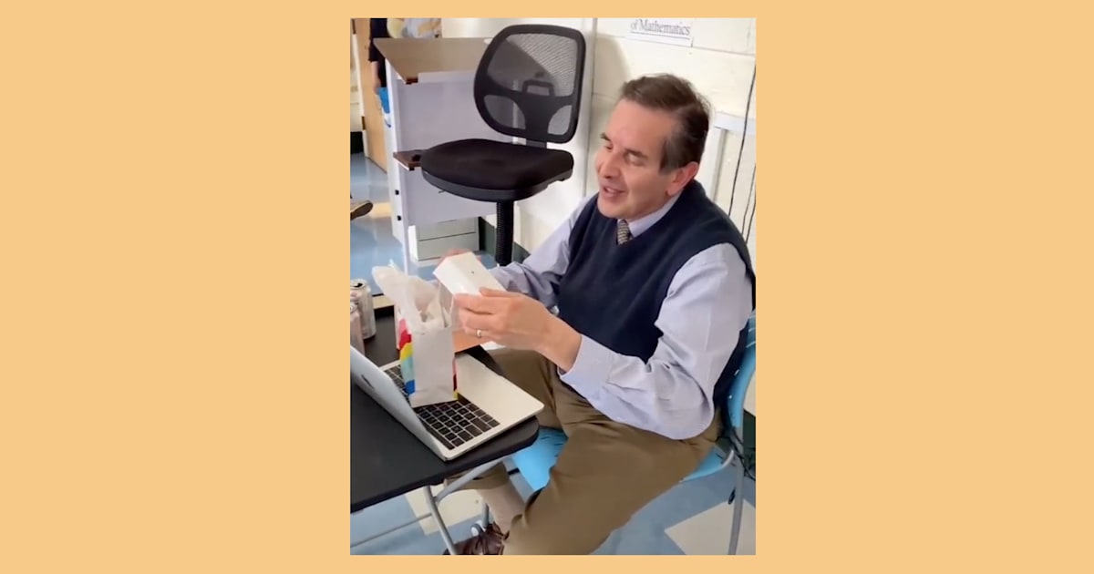 Students surprise beloved teacher, and 9 other happy moments