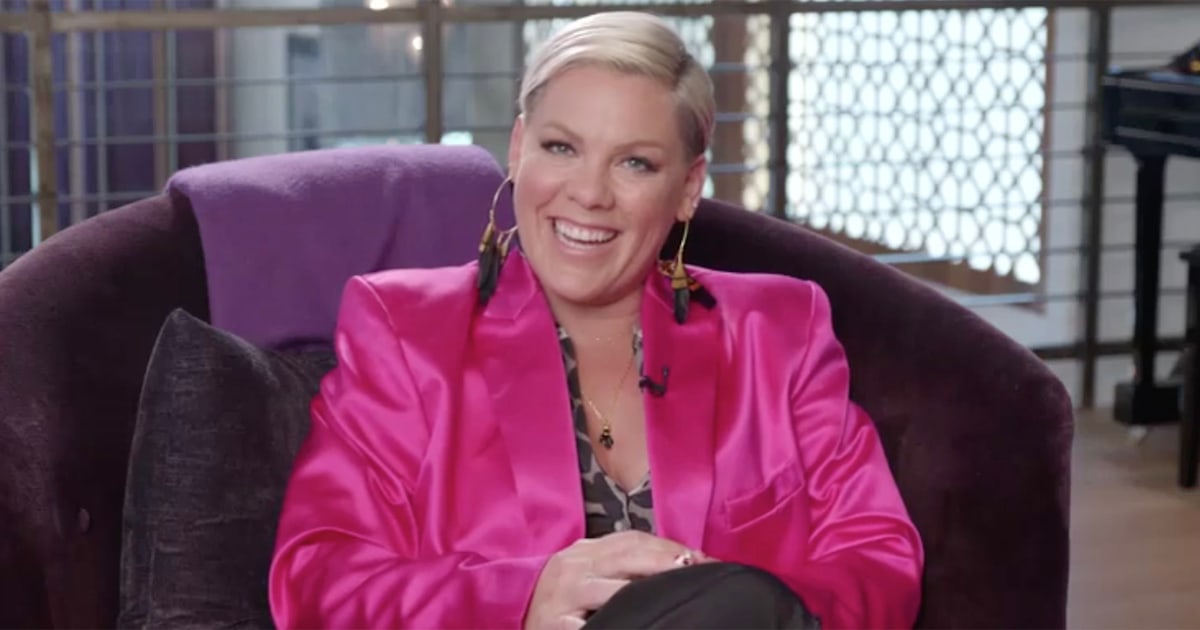Pink says being a mom wasn’t on her ‘list of to-do’s’ before she had kids