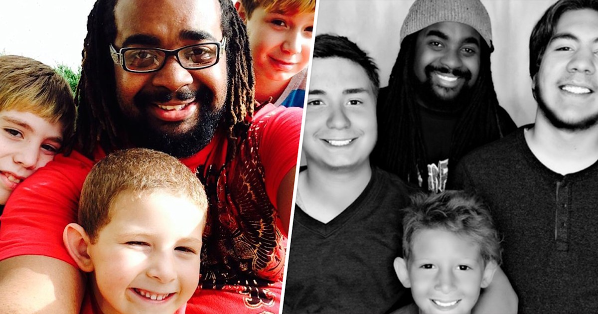 Single man adopts 3 boys while in his 20s