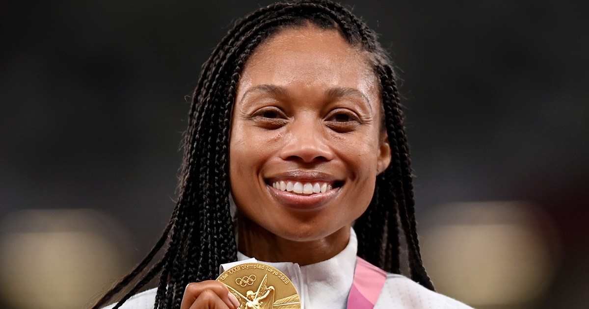 After Tokyo Olympics, Team USA's Allyson Felix reunites with daughter ...