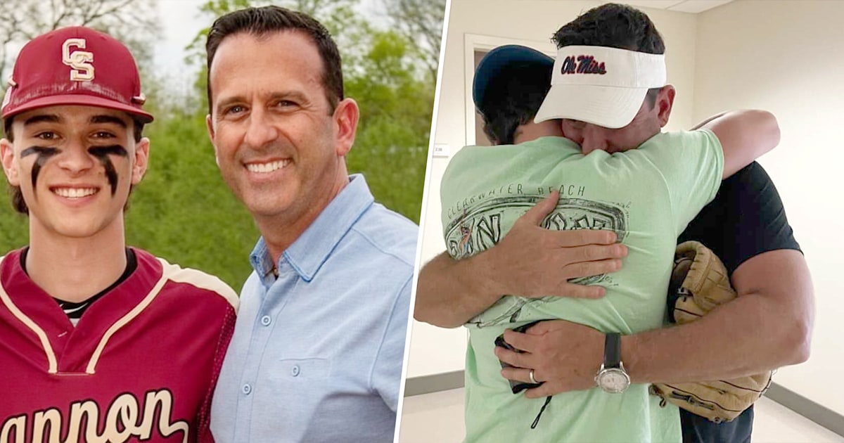 See the way this son surprised his dad at college dropoff