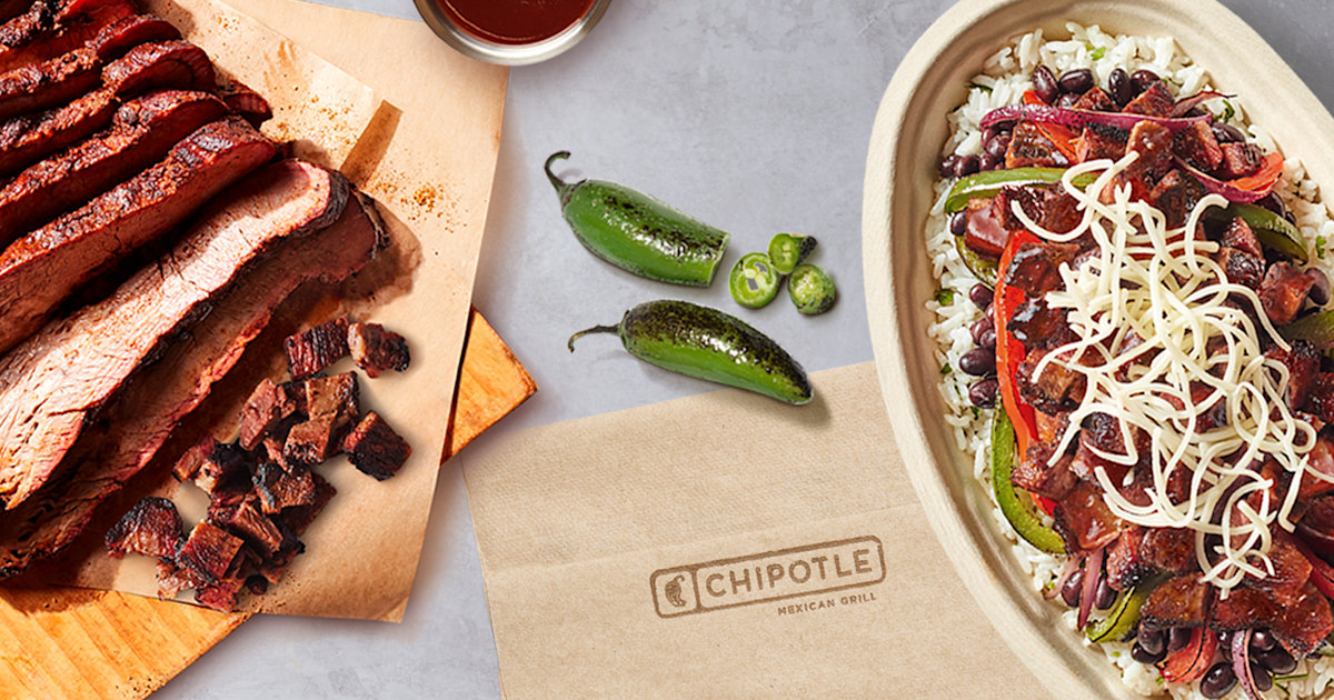 Chipotle launches new smoked brisket for limited time