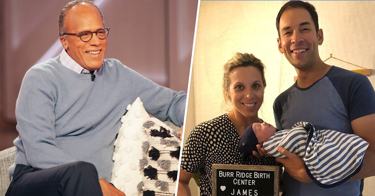 Lester Holt's son Stefan welcomes third child