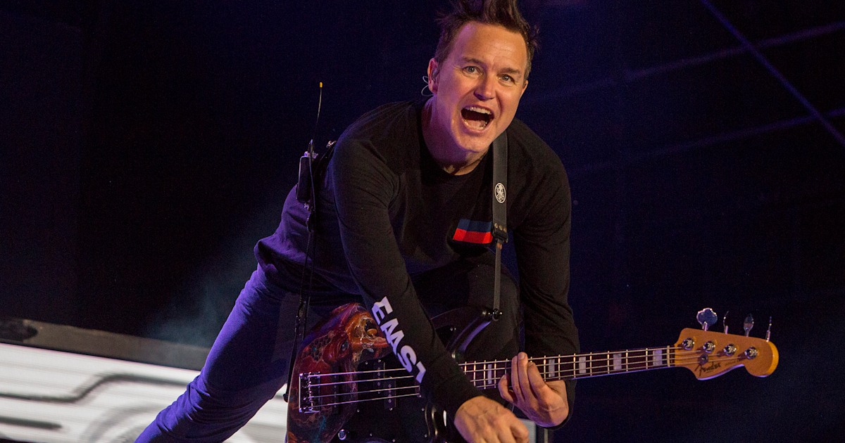 Blink-182 bassist and vocalist Mark Hoppus says he is 'cancer free'