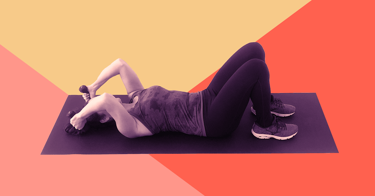 This skull crusher exercise is perfect for targeting your triceps