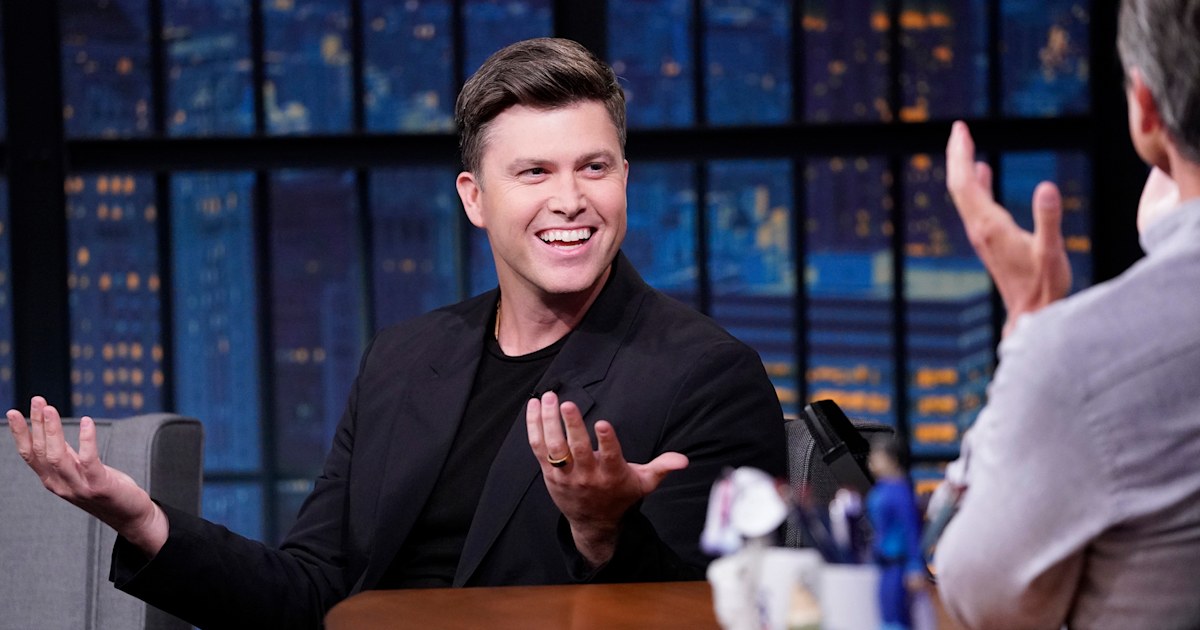 Mom's reaction to Colin Jost's baby's name, Cosmo