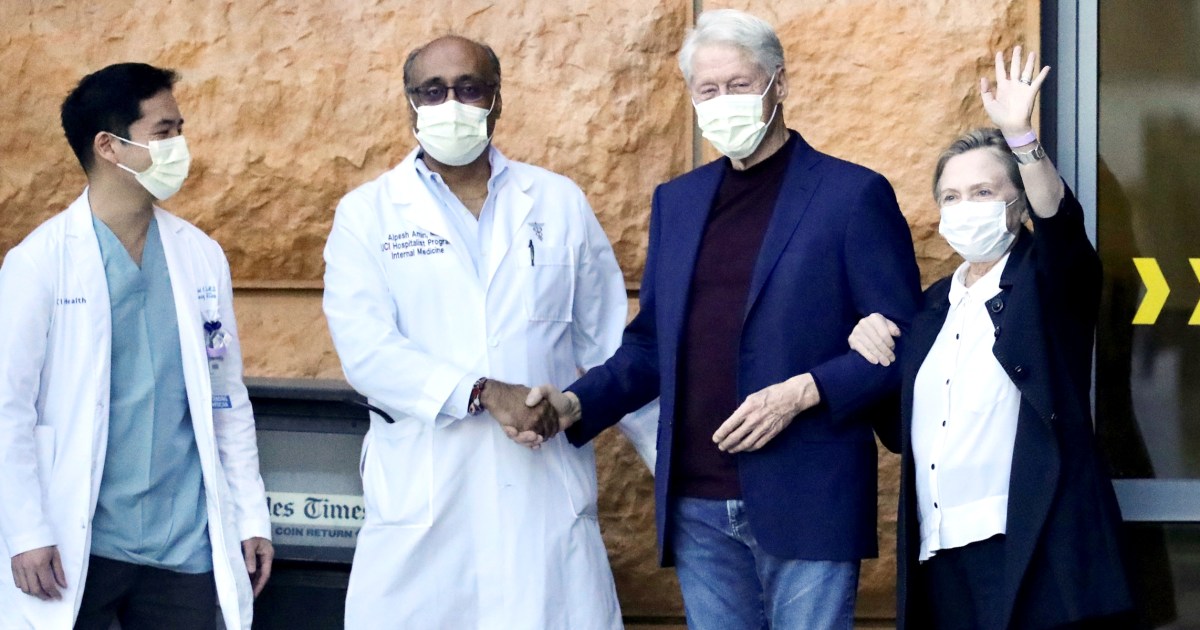 Former President Clinton released from hospital following infection