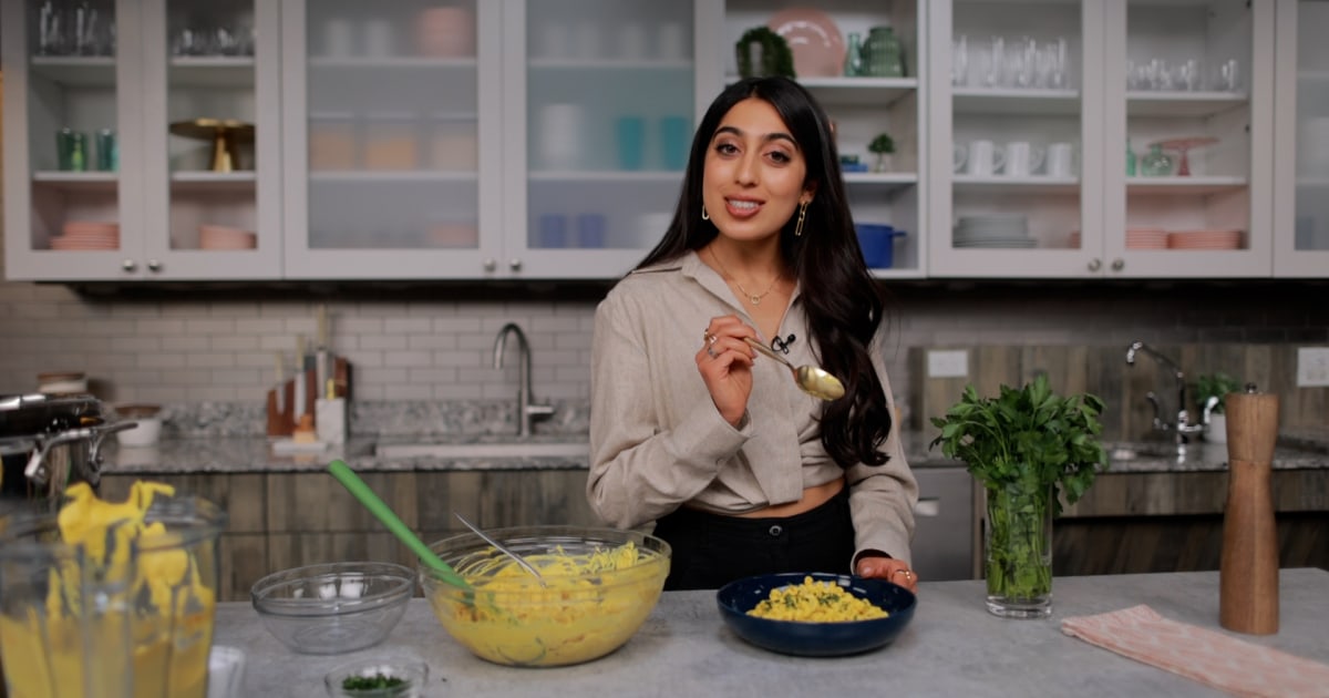 Samah Dada makes her favorite dairy-free dishes: Mac and cheese and ice ...