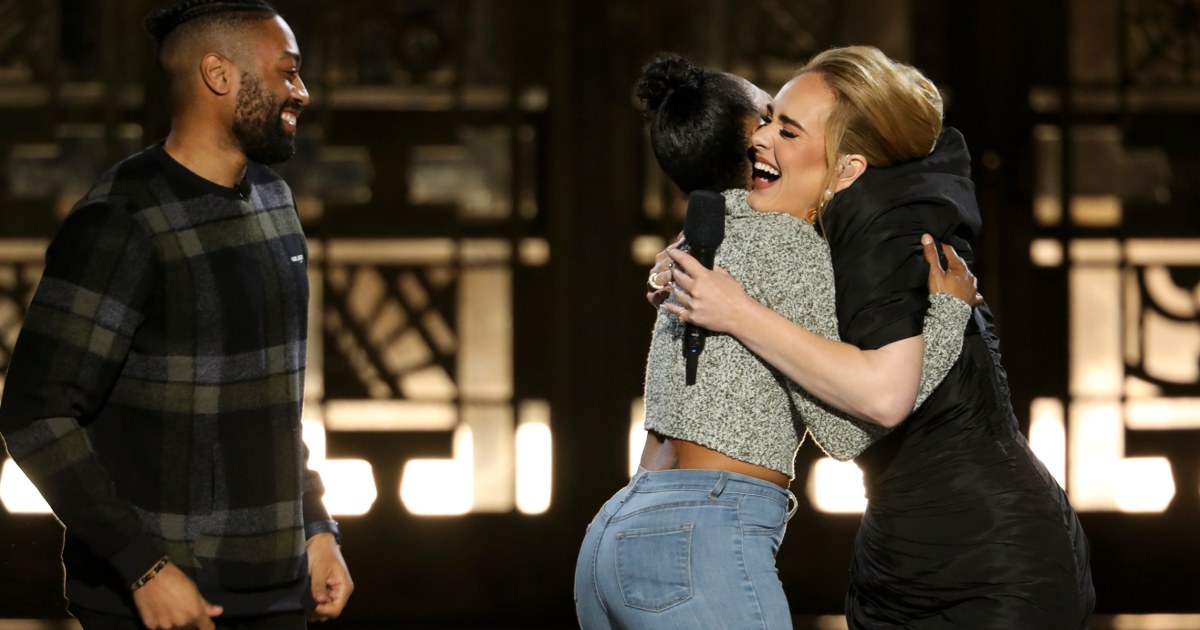 Adele helped a man propose during her CBS special