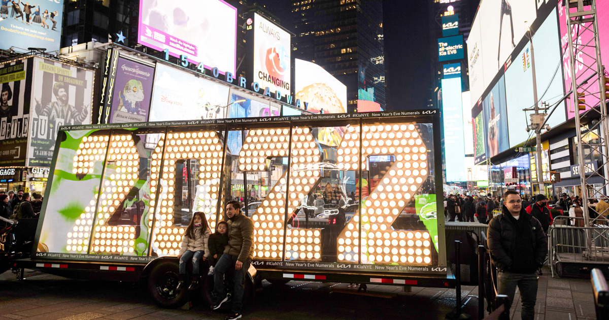 New Year's Eve in Times Square still on, with smaller crowd