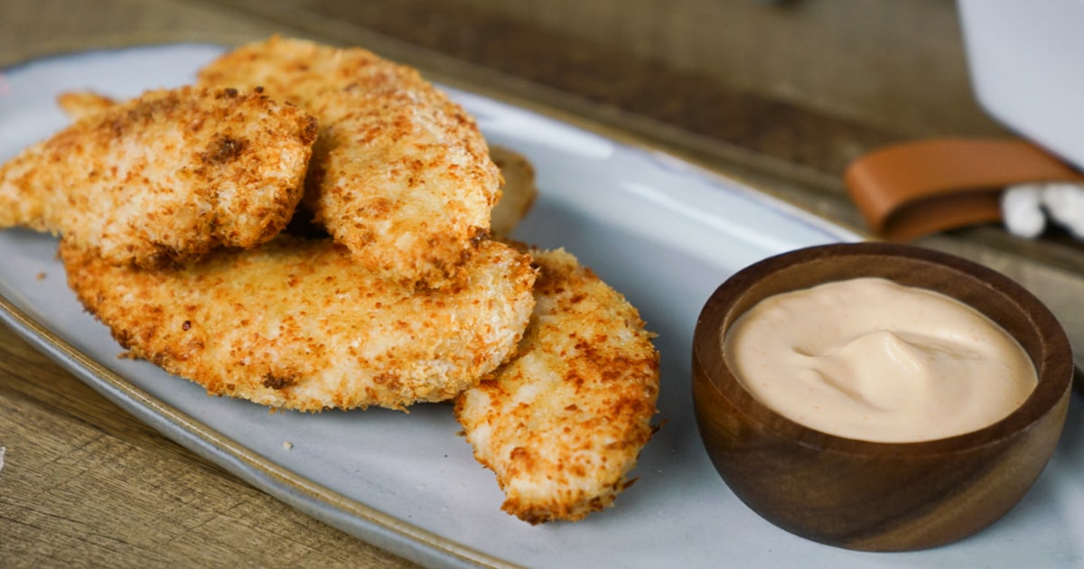 Siri Daly's Parmesan-Crusted Chicken Tenders Recipe