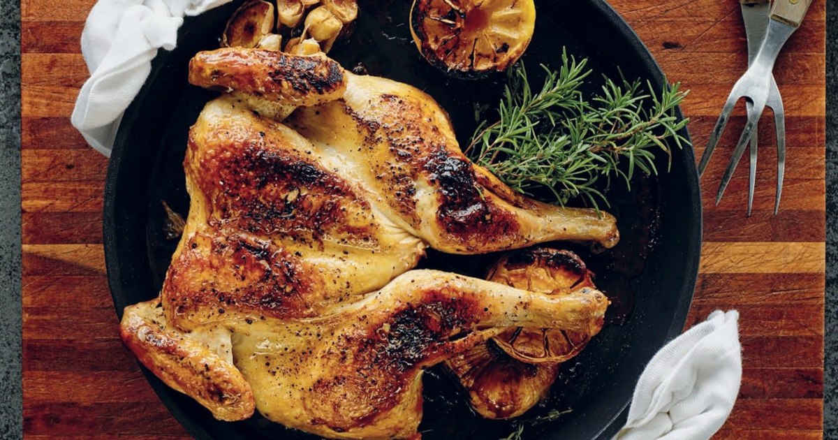 Roasted Spatchcock Chicken Recipe