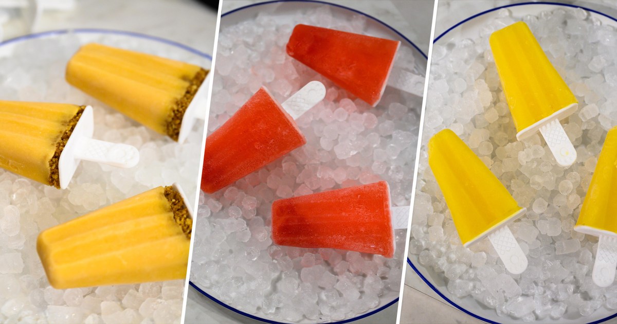 Frozen Cocktail Ice Pops: Dirty Shirley, Mango-Margarita and Bourbon-Peach