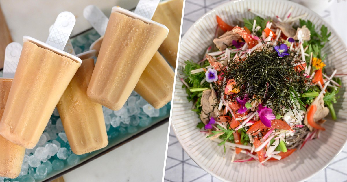 Beat the Heat With a Cold Noodle Salad and Thai Iced Tea Pops