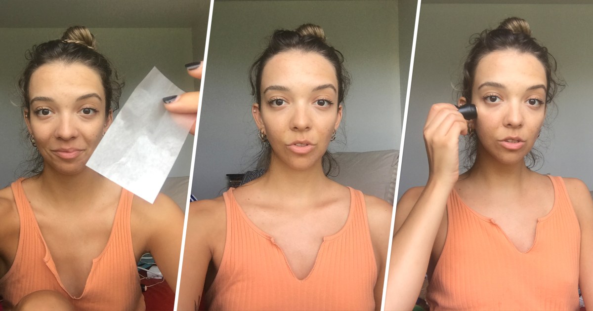 I tried 3 different oil-blotting products to fix oily, shiny skin - TODAY