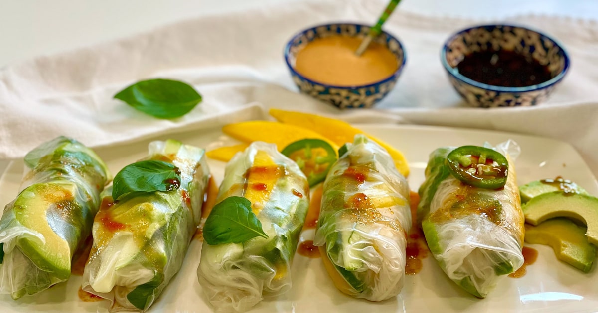 Spicy Mango Summer Rolls Recipe