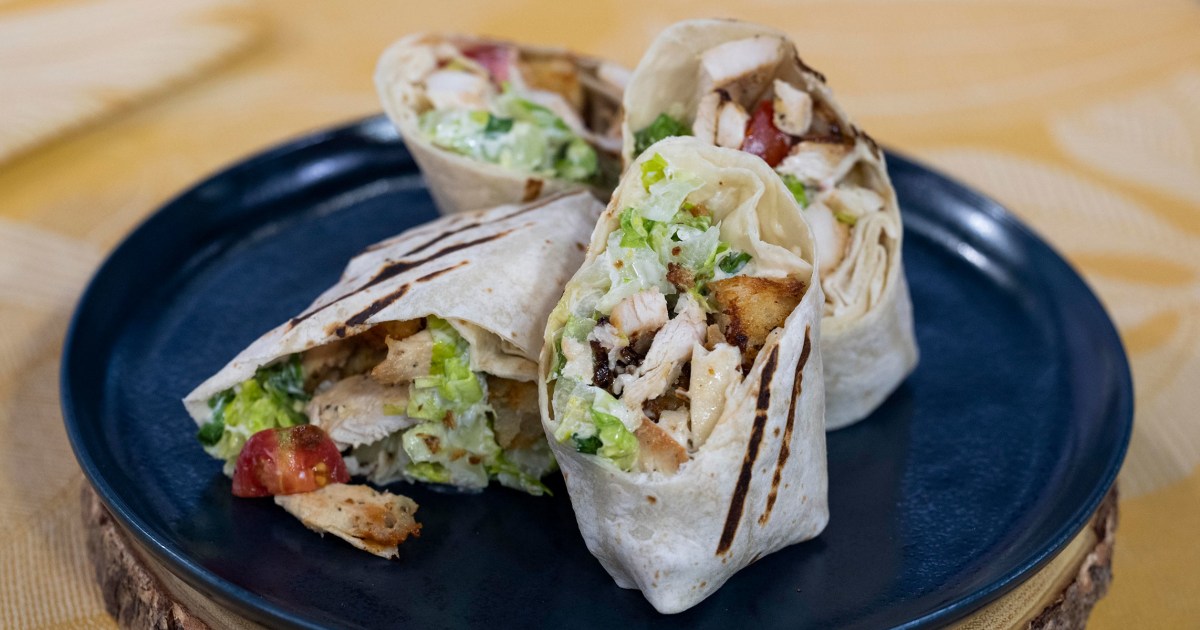 Ultimate Chicken Caesar Wraps Recipe