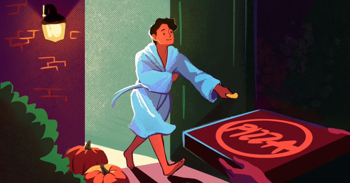 What Is Appropriate to Wear to the Door When Accepting Food Deliveries?