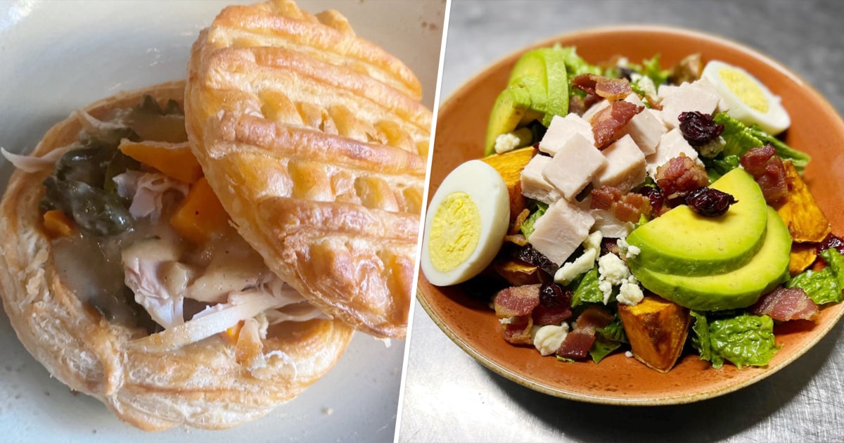 Turn Leftover Turkey Into a Fresh Cobb Salad and Comforting Potpie