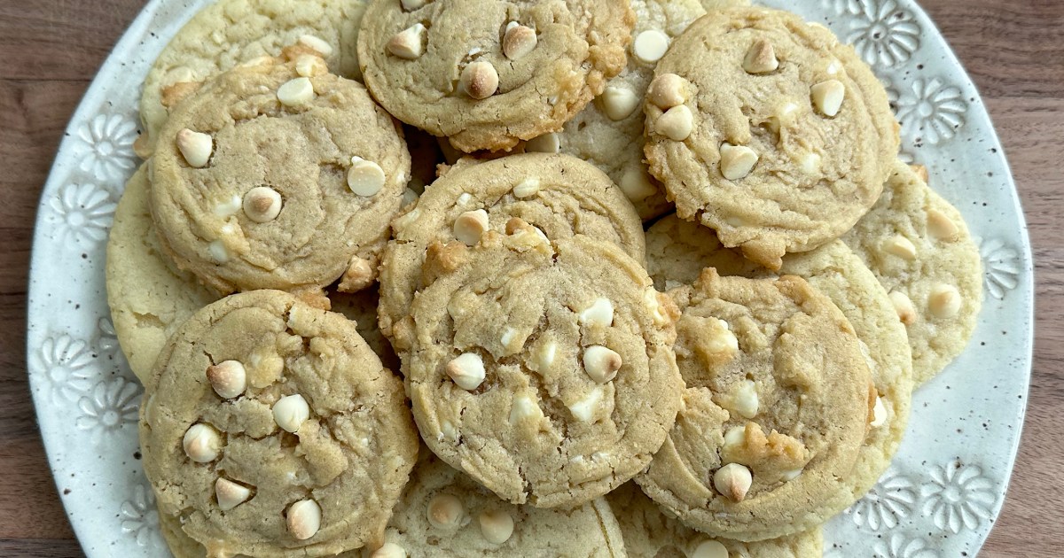 Lemon White Chocolate Chip Cookies Recipe
