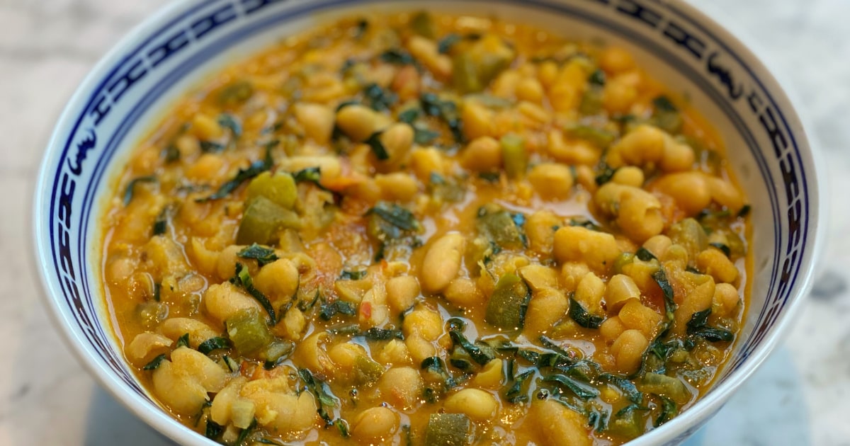 Padma Lakshmi's White Bean Stew with Cumin and Tomatoes