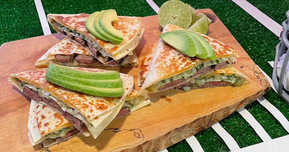Siri Daly's Flank Steak Quesadillas Recipe