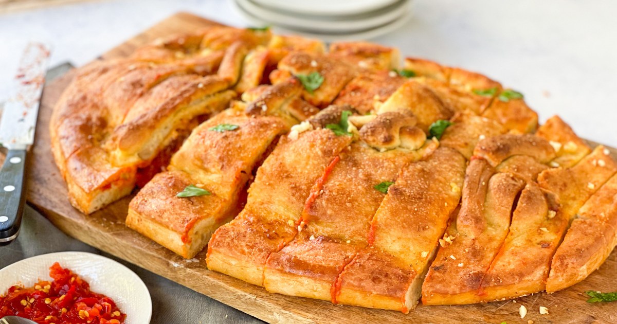 How to Make a Giant, Football-Shaped Calzone for Game Day