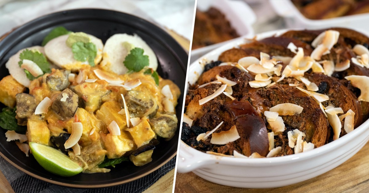 Thai Green Curry and Jamaican Bread Pudding Bring the Flavor to Veganuary