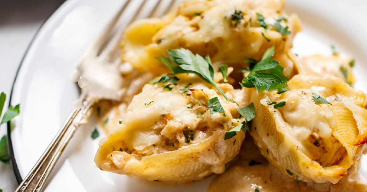 Rotisserie Chicken Stuffed Shells Recipe