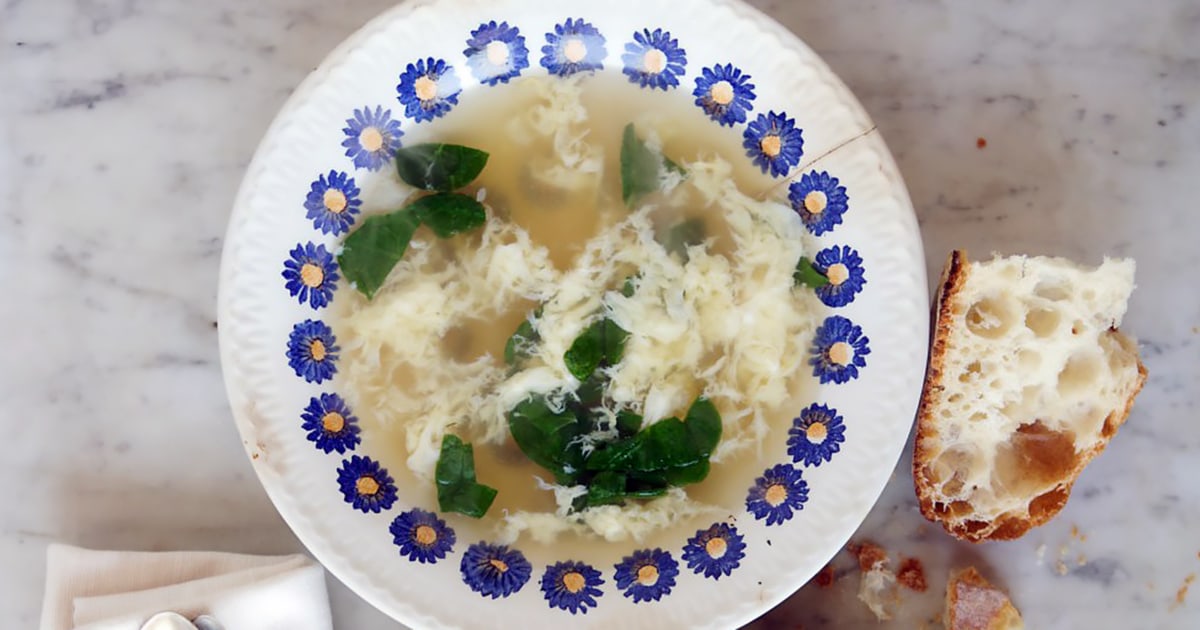 Stracciatella (Roman 'Egg Drop' Soup) Recipe
